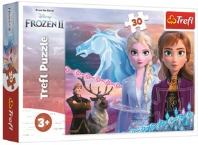 TREFL Puzzle Ledové Království 2 (Frozen) I. 27x20cm 30 dílků skládačka v krabici tr18253
