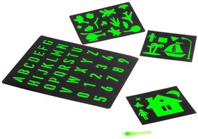 Creative Corner Magická světelná kreslicí tabulka + kreativní sada UV pera