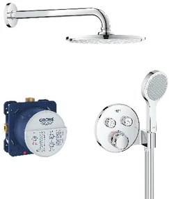 Grohe Grohtherm SmartControl - Sprchový set Perfect s podomítkovým termostatem, 210 mm, chrom 34743000