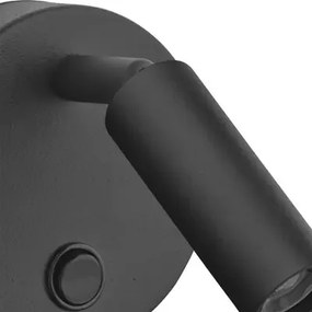 TK Lighting Enzo 4237 černá / Nástěnné svítidlo / G9