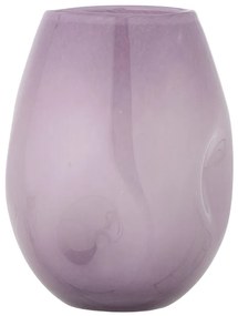 OnaDnes -20% Fialová skleněná váza Bloomingville Lilac 22 cm