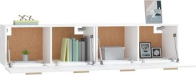 Nástěnné skříňky 2 ks bílé 80 x 35 x 36,5 cm kompozitní dřevo 3115644
