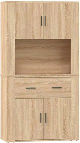 Skříň highboard dub sonoma kompozitní dřevo 3185370