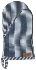 OYOY Chňapka Striped Denim Blue, modrá barva, textil