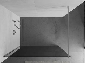 Mexen Kioto sprchová zástěna 90x200 cm 8 mm, chromový profil, šedé sklo, 800-090-101-01-40