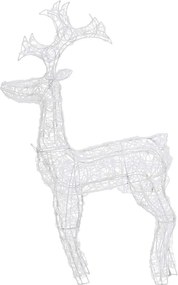 Vánoční sobi 2 ks 60 x 16 x 100 cm akryl 3154369