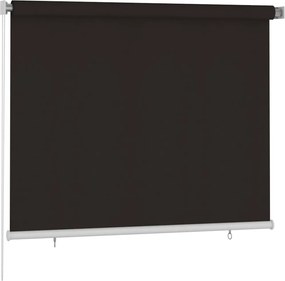 Venkovní roleta 185 (Š) x 140 (V) cm hnědá HDPE 312971