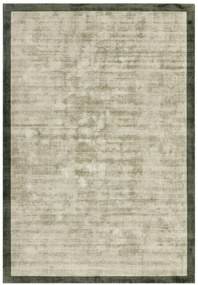 Černý  koberec Ife Border Charcoal Silver Rozměry: 200x290 cm