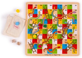 Bigjigs Toys Hadi a žebříky 2