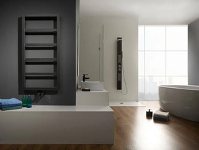 Sapho, DENALI topné těleso 550x904mm, 292 W, stříbrná strukturální, DN609SS