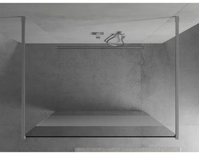 Mexen Kioto volně stojící sprchová zástěna 100 x 200 cm, Průhledné/Vzor jinovatky 8 mm, Chromovaná - 800-100-002-01-35