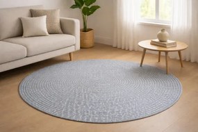 Protiskluzový koberec BARI PRINT 250654W kruh