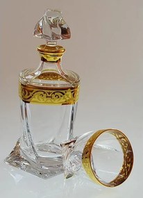 BOHEMIA QUADRO BAROQUE GOLD WHISKY SADA 1+6 KS