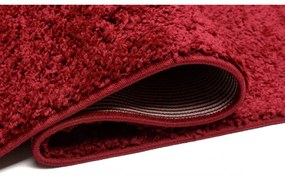 Kusový koberec shaggy Parba červený atyp 80x200cm