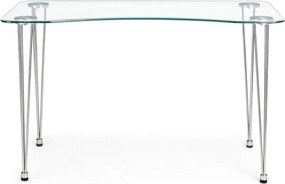 Pracovní stůl se skleněnou deskou 60x120 cm Rondo – Bizzotto