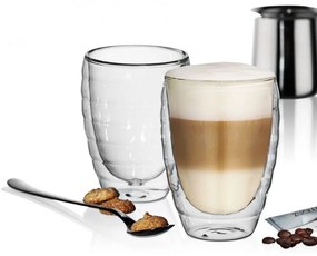 KELA Sklenice na latte-macchiato CESENA sada 2 ks, 300 ml KL-12412