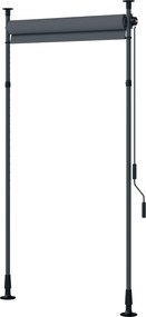 Vertikální markýza Outsunny 150 x 220-310 cm - Sklopná markýza s klikou pro ochranu před sluncem a větrem - Externí roleta pro balkon, terasu a zahrad