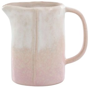 Béžovo-růžový rustikální džbán Valence Dusty Rose - 13*9*12 cm / 500 ml