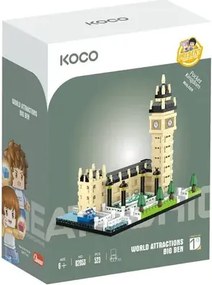 KOCO Stavebnice mini Big Ben / 523 dílků / plast / 6+