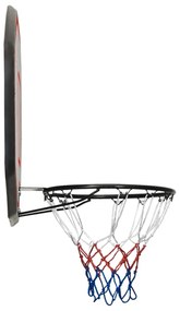 Basketbalový koš černý 109 x 71 x 3 cm polyethylen - Default Title