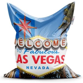 Sablio Sedací vak Classic Welcome to Las Vegas - 200x140 cm