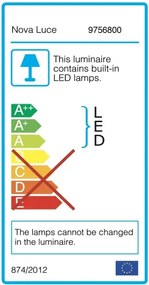 Venkovní LED lampa Pax A 135 černé