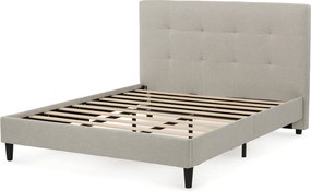 Autronic Čalouněná dvoulůžková postel BED-M160 Barva potahu: Tmavě šedá