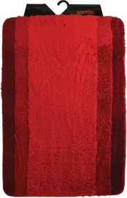 Spirella BALANCE koupelnová předložka 60 x 90 cm červená / polyester /