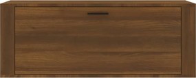 vidaXL Nástěnný botník 100 x 35 x 38 cm kompozitní dřevo [821027] Barva: dub sonoma