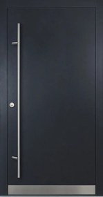 Vchodové dveře s ocelovým opláštěním FM Turen model DS07 Orientace dveří: Levé, otevírání dovnitř, Dekor: Antracit, Standardní rozměr dveří včetně rámu: 98 cm x 208 cm - vnější rozměr rámu