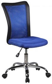 Bruxxi Dětská kancelářská židle Lucas, síťovina, modrá