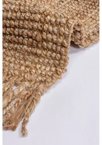 Ručně tkaný jutový běhoun v přírodní barvě 60x300 cm Jute Boucle – Flair Rugs