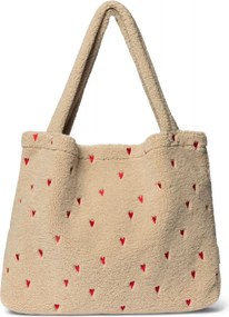 Studio Noos Teddy Hearts Mom Bag Brown Hearts