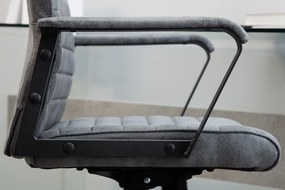 Kancelářská židle Roma Vintage šedá 125cm