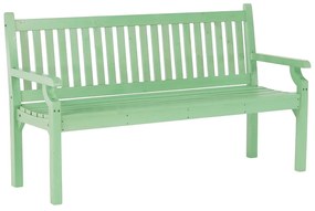 Kondela Dřevěná zahradní lavička, neo mint, 150 cm, KOLNA