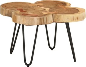 vidaXL Konferenční stolek 36 cm 4 dřevěné koláče masivní akácie [353301]