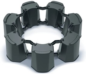 Podstavec pod sud na dešťovou vodu MODULAR BASEWAN SET II antracit