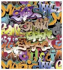 DIMEX | Vliesová fototapeta na zeď Graffiti MS-3-0322 | 225 x 250 cm | vícebarevná