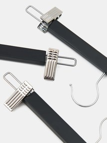Sinsay - Dřevěná ramínka s klipsy 3 pack - černá