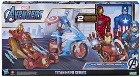 Figurky hasbro avengers titan hero sada s vozidly