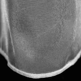 Forbyt záclona sablé DREHER žíhaná s olůvkem, bílá, výška 80cm ( v metráži)