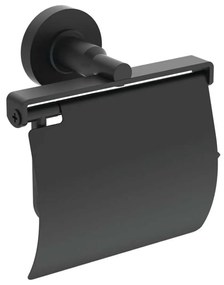 Ideal Standard IOM - Držák toaletního papíru s krytem, hedvábná černá A9127XG