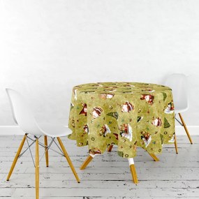 Ubrus PVC kulatý FL-1334-01 – Vánoční pohádka (různé velikosti)