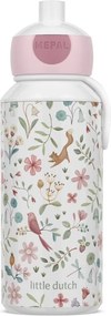 Bílá/růžová plastová dětská lahev 400 ml Fairy Wonders – Mepal