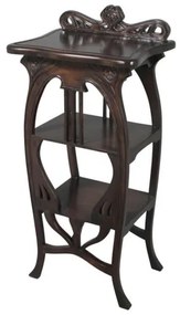 MAHOGANY CELTIC HARP PETITE TABLE