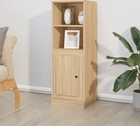 vidaXL Skříň highboard 36 x 35,5 x 103,5 kompozitní dřevo [816327] Barva: bílá s vysokým leskem