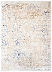 Kusový koberec Hyaci krémovo modrý 120x170cm