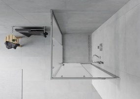 Mexen RIO - Čtvercový sprchový kout 90x90 cm, matná, 860-090-090-01-30