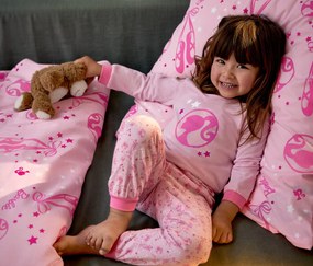 Tchibo - Dětské povlečení renforcé »Barbie« - barva: bílá