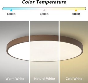 BRILAGI-LED Stm svítidlo POOL SMART LED/128W/230V 100 cm Wi-Fi Tuya+DO hnědá